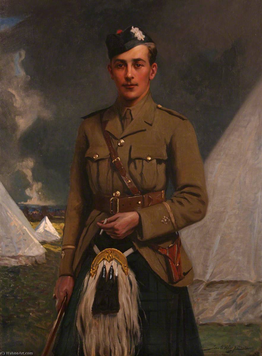 顺序 藝術再現 邓肯·因斯·穆雷·门齐斯(d.1917), 1915 通过 John Saint Helier Lander (1868 ...