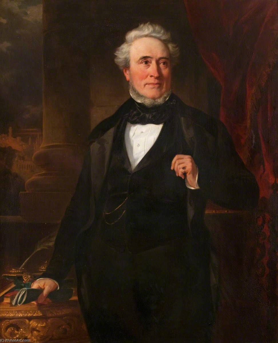 订购 畫複製 James Buchanan 。, 1860 通过 John Graham Gilbert (1794-1866 ...